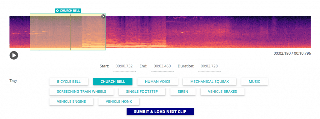 Platform to annotate audio files